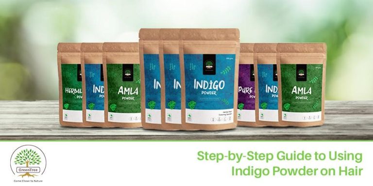 Step-by-Step Guide | Using Indigo Powder on Hair | GreenTree